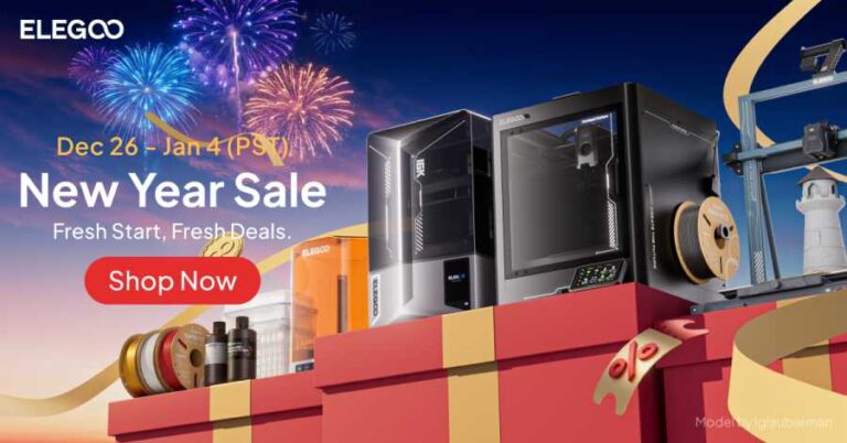 Elegoo X Loyal Moses 3D Printer New Year Giveaway - GiveawayDrop.com