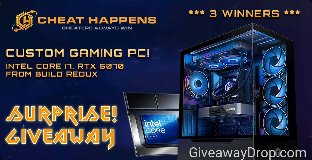Cheat Happens: Build Redux Custom Gaming PC Giveaway - GiveawayDrop ...